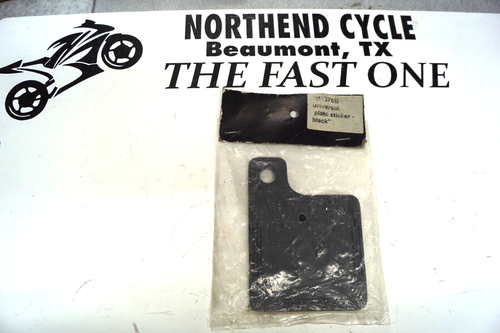 Universal 1/2 Inch Bolt State Inspection Tag Sticker Holder Plate Black ...