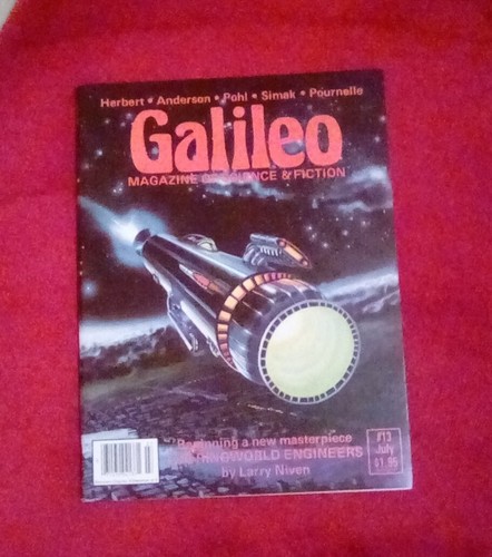 2 Issues (13 & 14) of Galileo Magazine Larry Niven Frederick Pohl ...