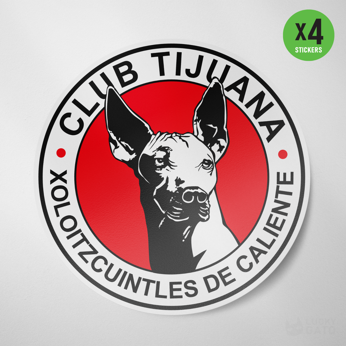 Tijuana Xolos Stickers Xolos Tijuana Mexico Big Laminated Vinyl