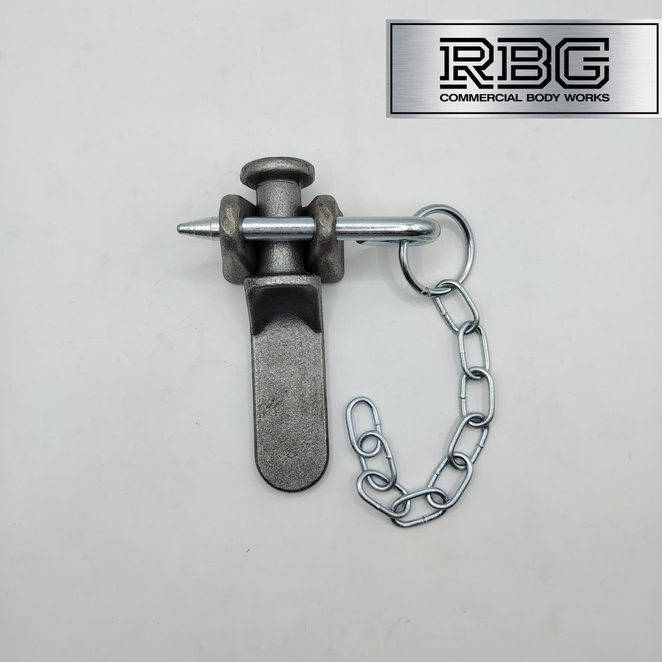 10x Tailboard Forket, Lug, 109mm Pin & Chain - Truck Dropside Tipper ...