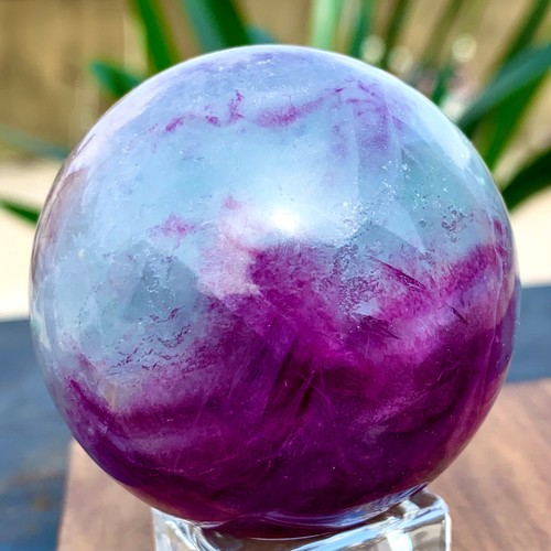 270G Natural Fluorite ball Colorful Quartz Crystal Gemstone Healing | eBay