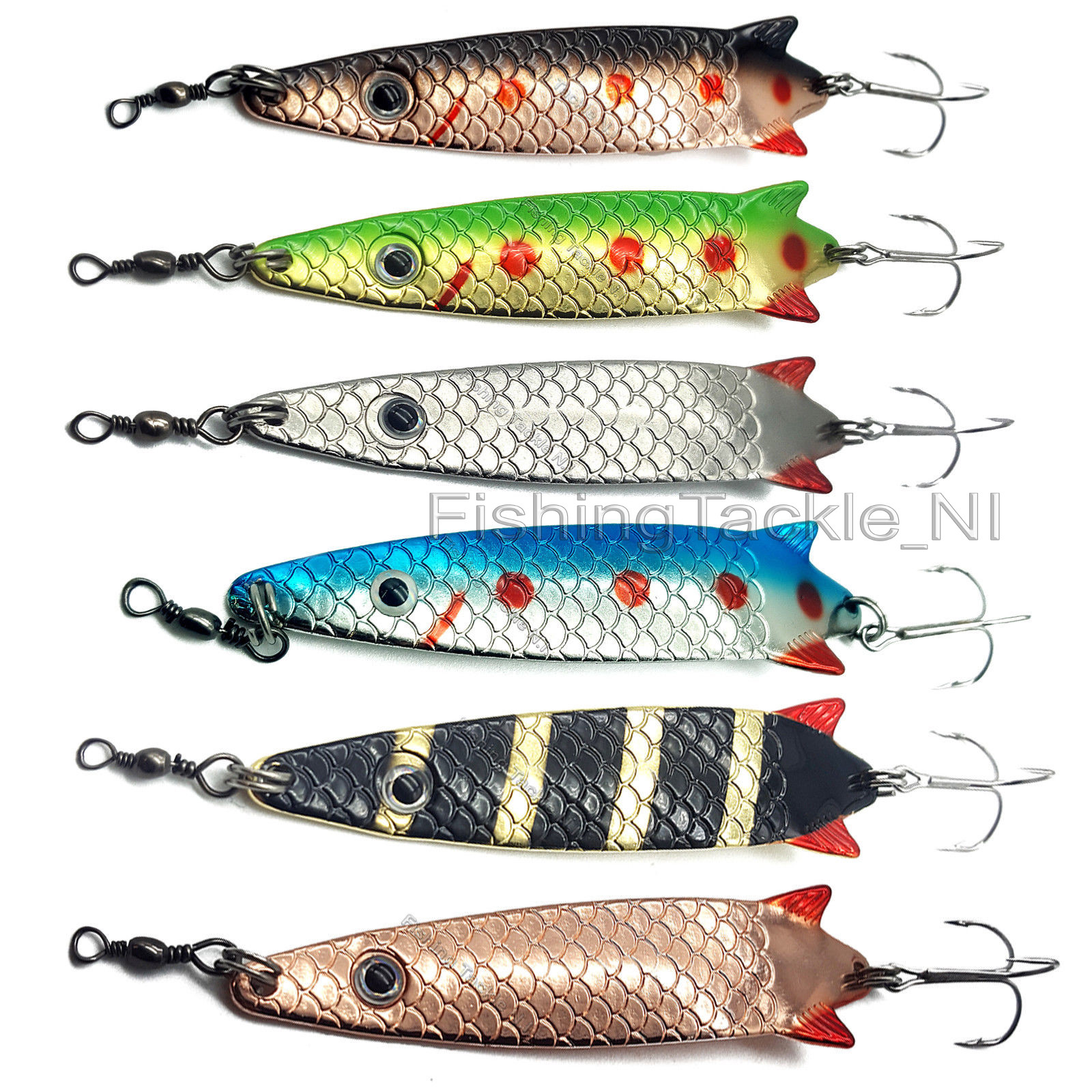 Allcock Classic Tobeye Spoons Salmon & Trout Fishing Lures Spinners ...