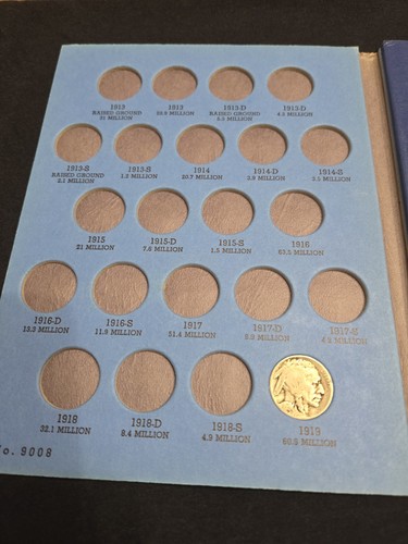 Buffalo Nickel Collection Book With 19 Coins | eBay