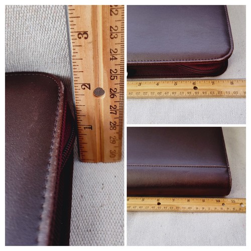 Day Runner Undated 7-Ring Zip Planner LOADED Dividers Tools Pockets At ...