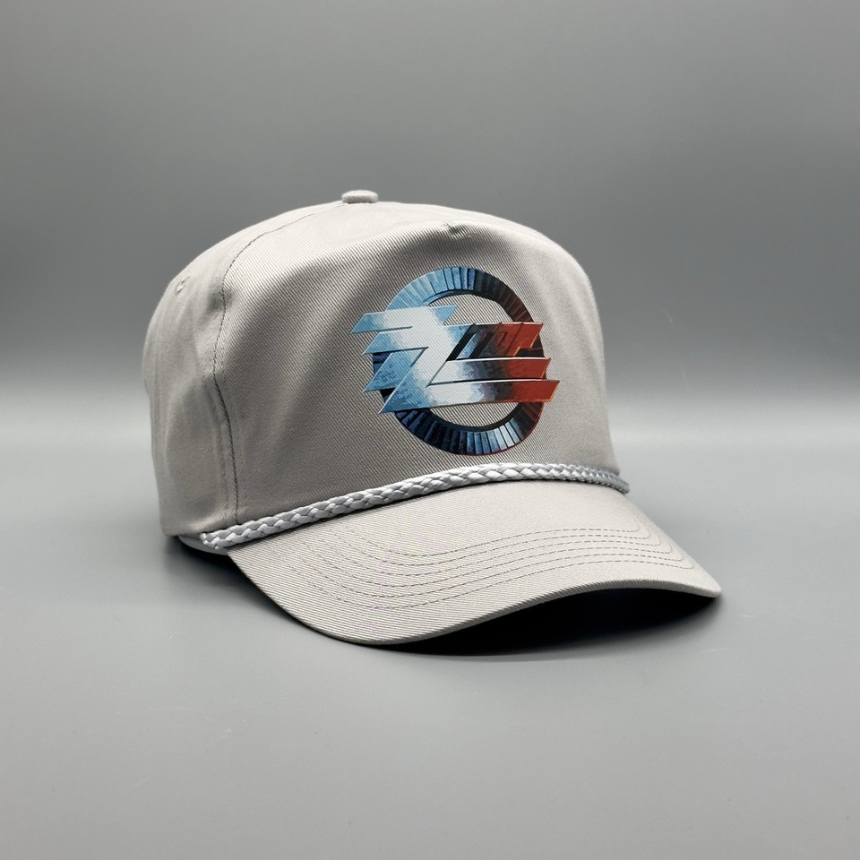 ZZ Top Hat Vintage Retro Grey Trucker Rope Cap Texas Rock Country ...