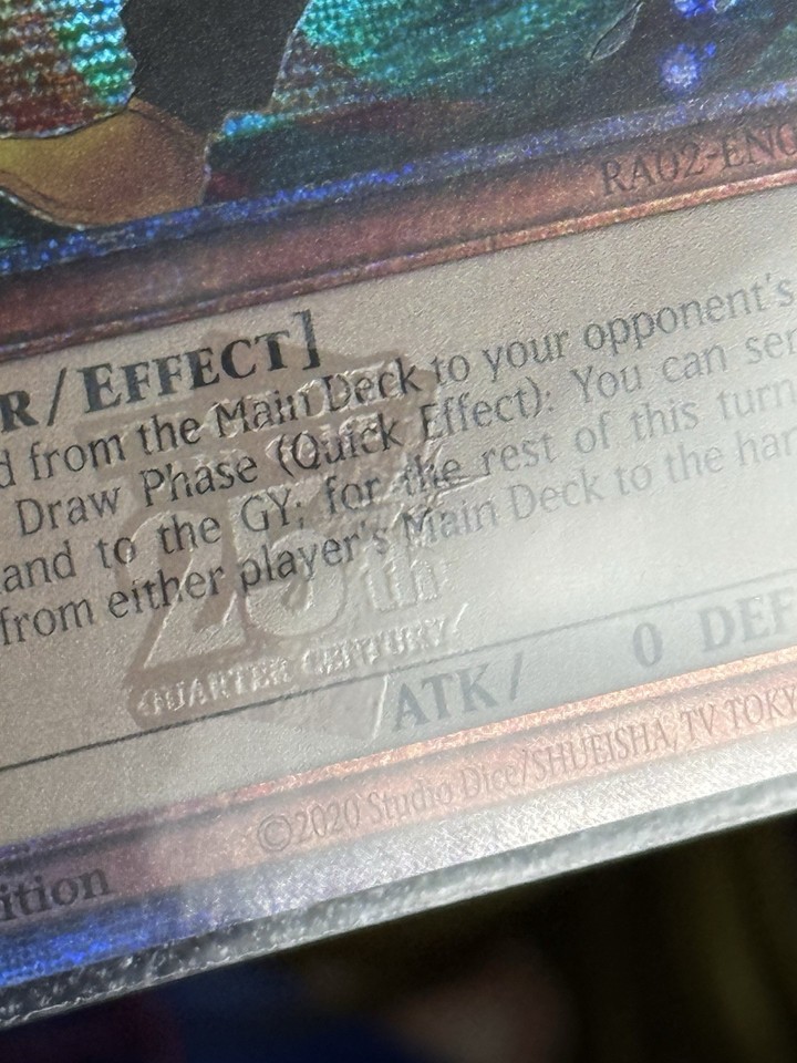 Droll & Lock Bird (Quarter Century Secret Rare) RA02-EN006 25th ...