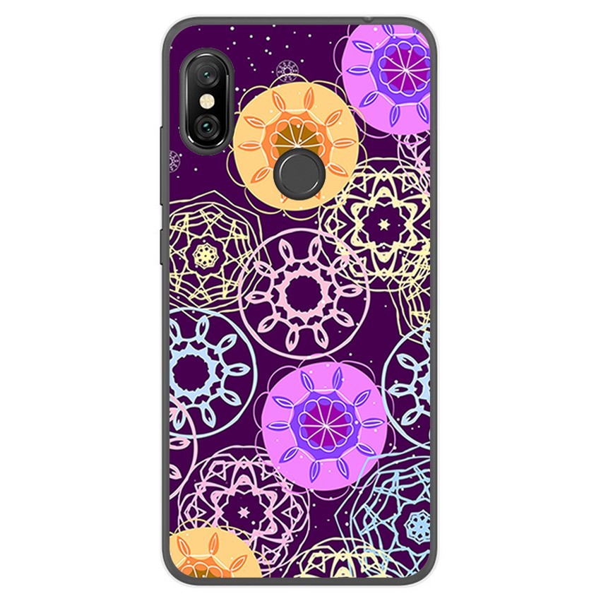Custodia In Gel TPU Per Xiaomi Redmi Note 6 Pro Design Radiale Disegni ...