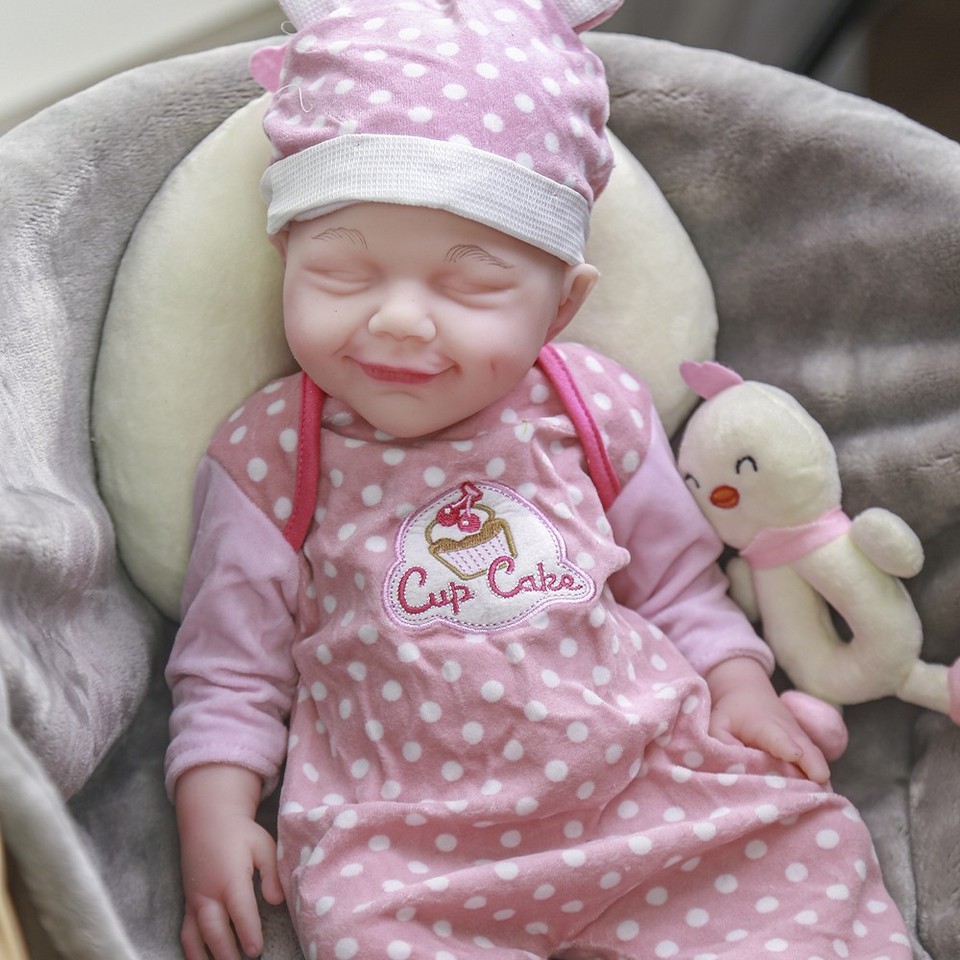 New 18.5 inch Realistic Reborn Baby Doll Boy Soft Body Lifelike Newborn ...