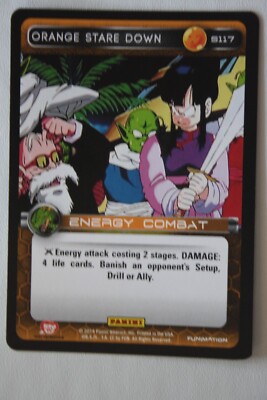 DBZ Dragon Ball Z TCG "Orange Stare Down" S117 | eBay