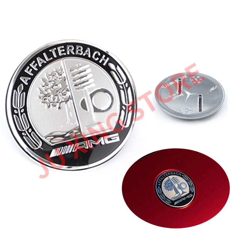AMG Affalterbach Hood Emblem Badge Genuine For Mercedes-Benz CLK CLS E ...