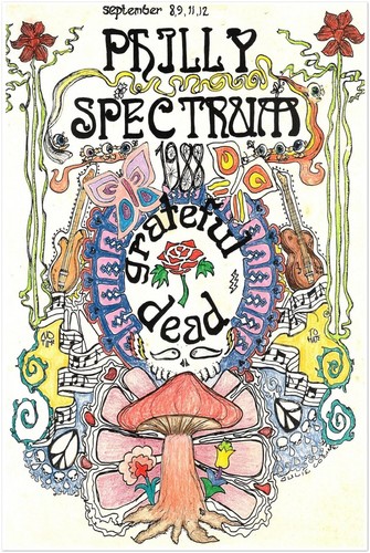 Grateful Dead - Philadelphia Spectrum 1988 - Concert Poster (24 x 36 ...