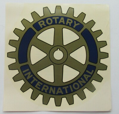 Rotary Club International Window Decal 8x8 | eBay