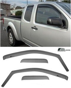 EOS Visors For 05-20 Nissan Frontier King Cab IN-CHANNEL Side Window ...