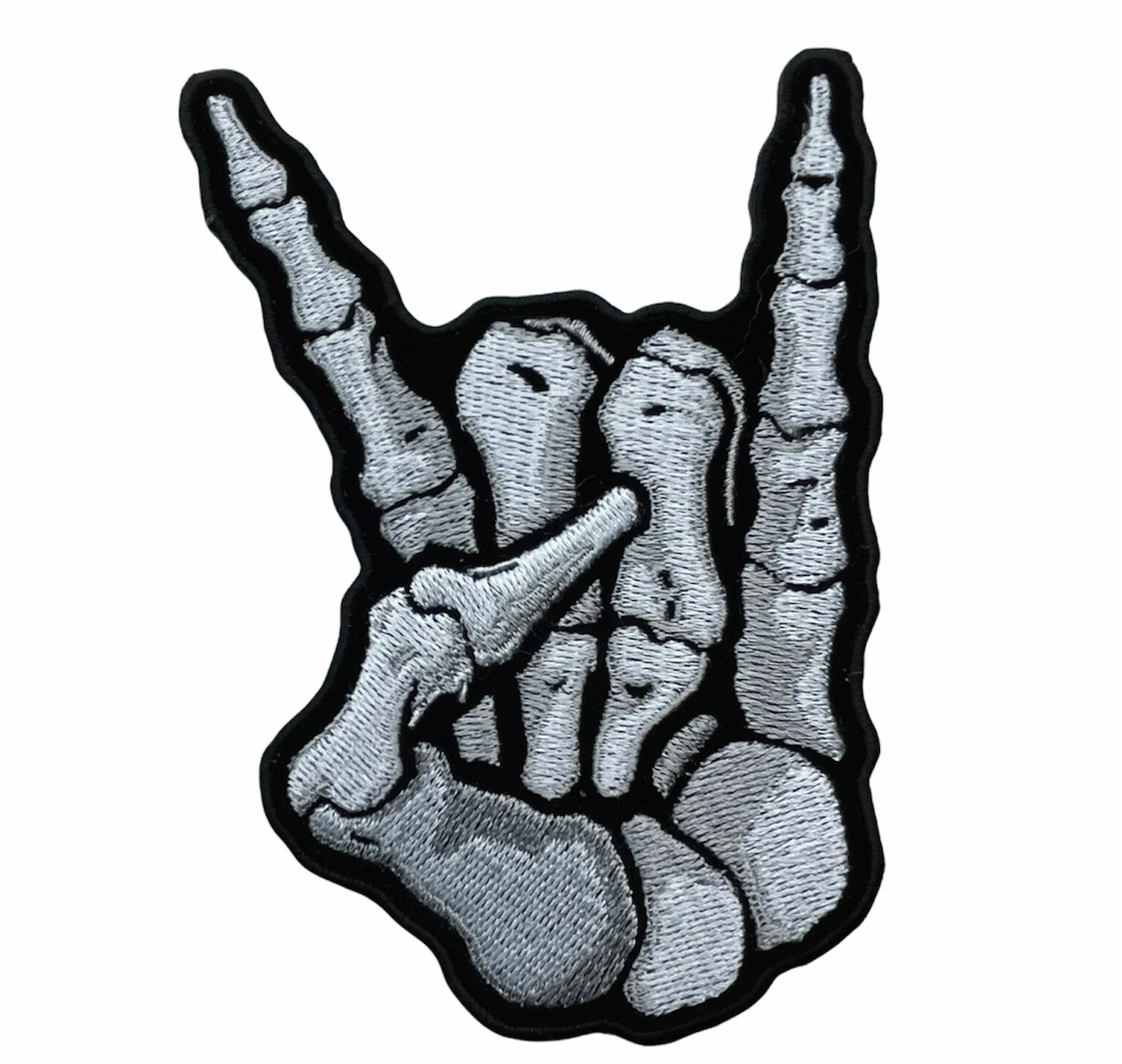 Devil Horns Hand Skeleton