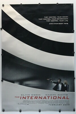 The International 2009 Double Sided Original Movie Poster 27" x 40" | eBay
