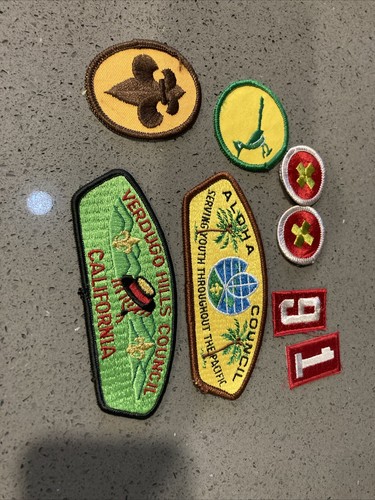 1/Aloha Council 1/vergugo Council 2/ First Aide 1/patrolBoy Scout Lot 8 ...