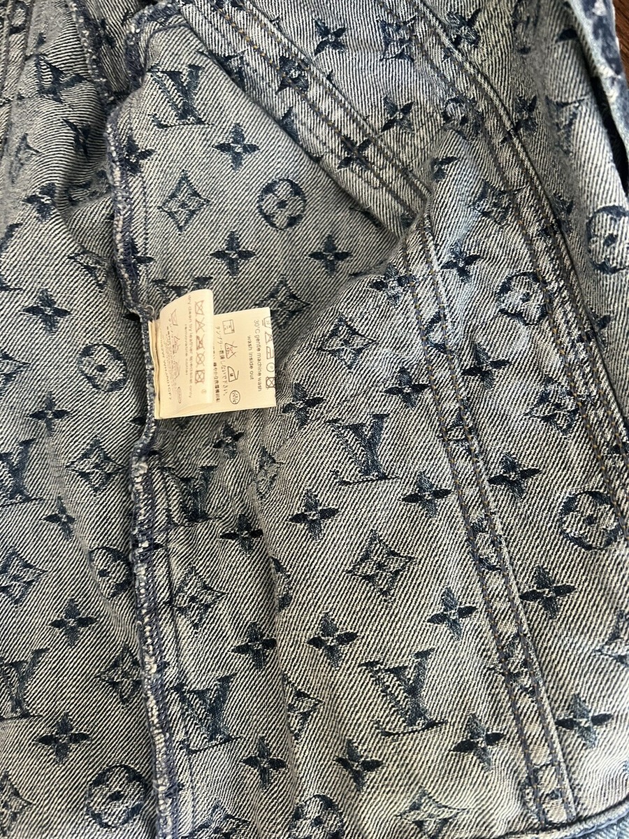 LOUIS VUITTON DENIM LOGO JEANS JACKET SOLD OUT SZ 40 | eBay LOUIS VUITTON DENIM LOGO JEANS JACKET SOLD OUT SZ 40 | eBay