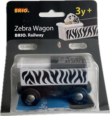 BRIO 33545 ZEBRA WAGON FOR RAILWAY | eBay