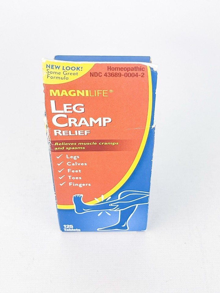 Magnilife Leg Cramp Relief 125 Tablets Homeopathic For Cramps Spasms | eBay