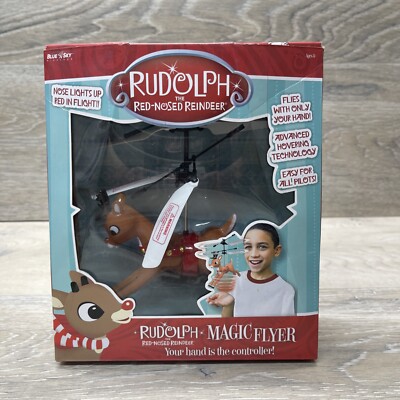 Rudolph The Red Nosed Reindeer Magic Light Up Wireless Controlled Flyer ...