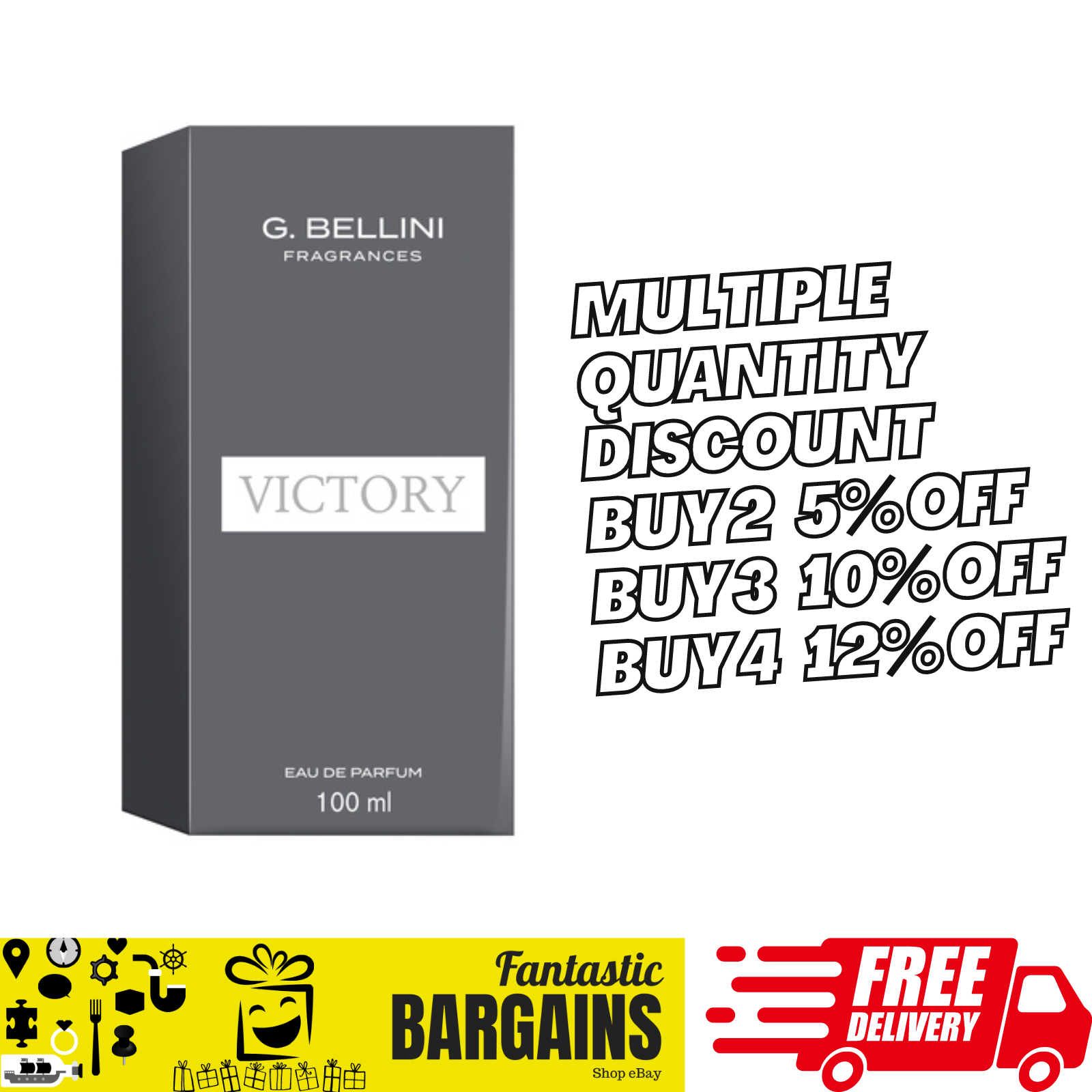 G.Bellini Fragrances EDP Men Aftershave Elegance Victory Dark Blue ...