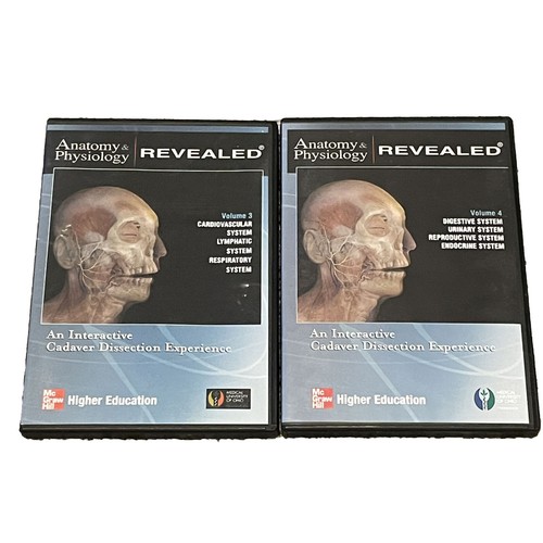 McGraw Hill Anatomy Physiology Revealed Vol 3 & 4 Interactive CD Rom ...