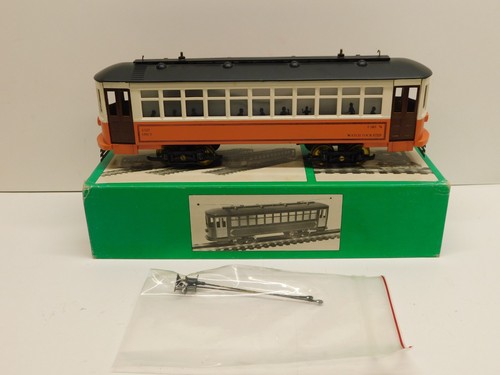 Bowser O Scale 2 Rail Brill Trolley #551-50107 - Tested & Runs | eBay