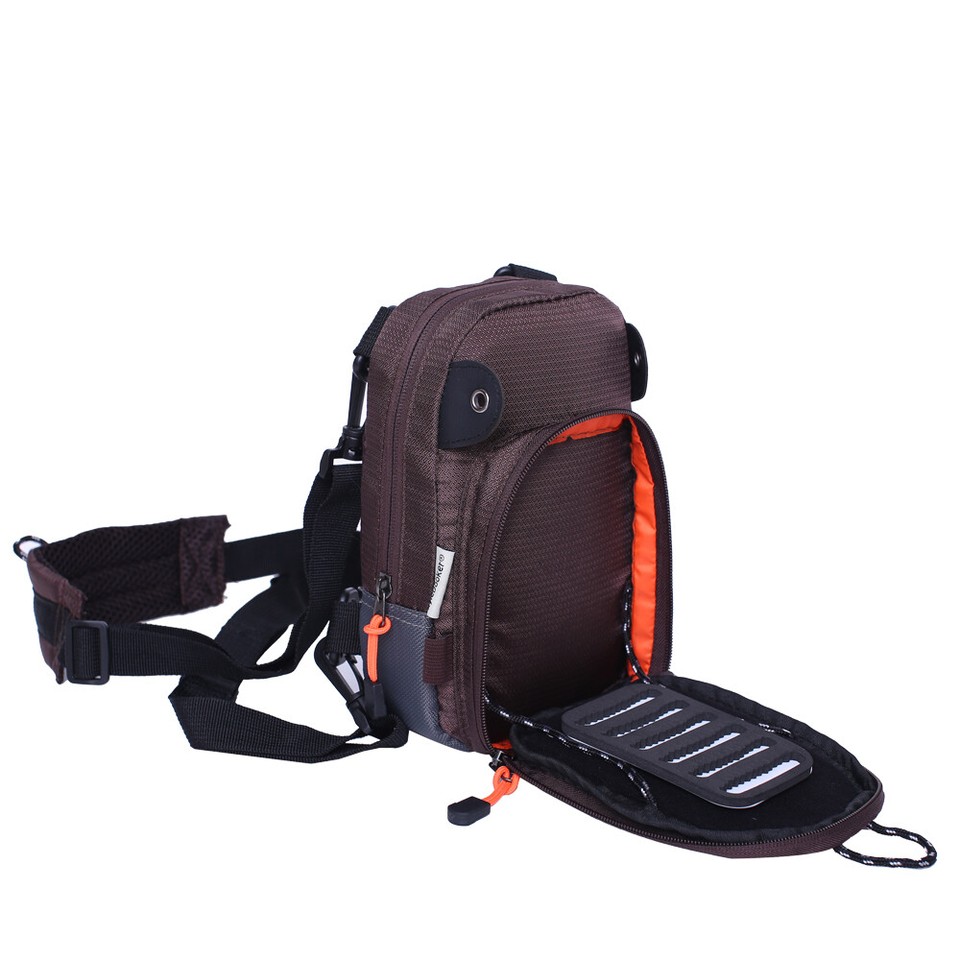 Fly Fishing Chest Bag Lightweight Waist Pack Tackle Tool Backpack Bag ...
