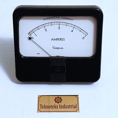 SIMPSON ELECTRIC SK 525-626 0-5 AMP 4.1/2" X 4" PANEL METER | eBay