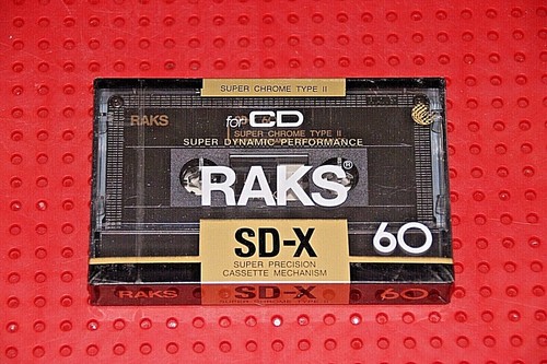RAKS SD-X 60 BLANK CASSETTE TAPE (1) (SEALED) | eBay