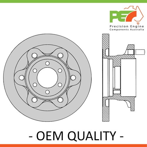 2x New *PROTEX* Disk Brake Rotors - Front Fits IVECO DAILY 50C15 3D VAN ...