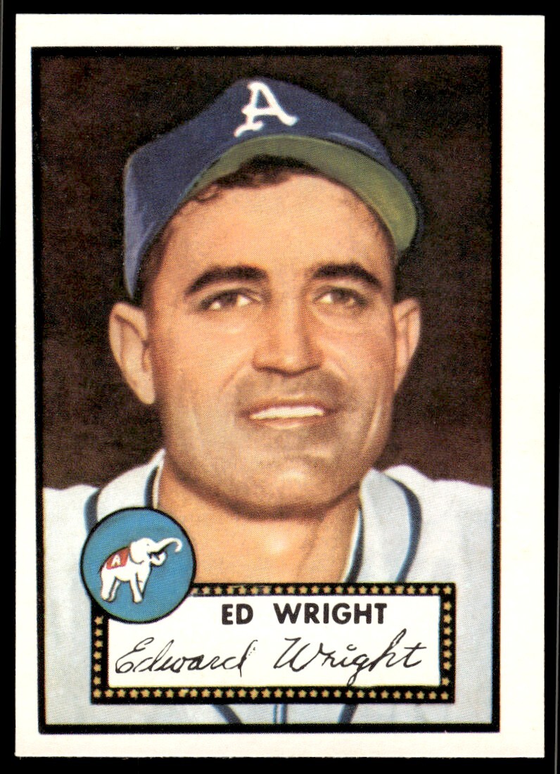 1983 Topps 1952 Reprint Series Ed Wright Philadelphia Athletics #368 | eBay