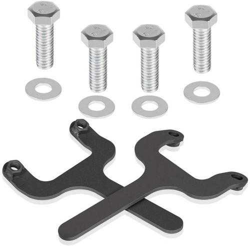 Black Rear Bar Pin Flag Nut Shock Mounts for 1984-2001 Jeep Cherokee XJ ...