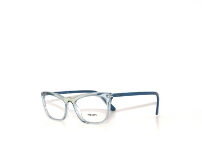 Prada 10VV 10 325-1O1 54 Clear Blue Eyeglasses PR10VV | eBay