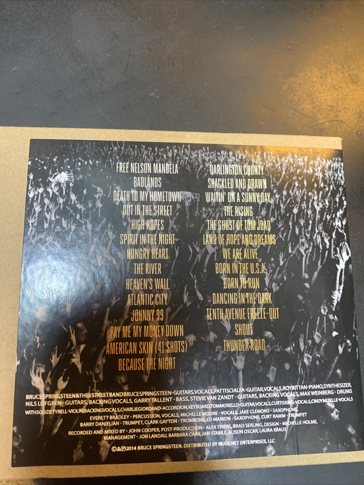 Bruce Springsteen Live Nugs 3 Cd Cape Town 01/26/2014 | eBay