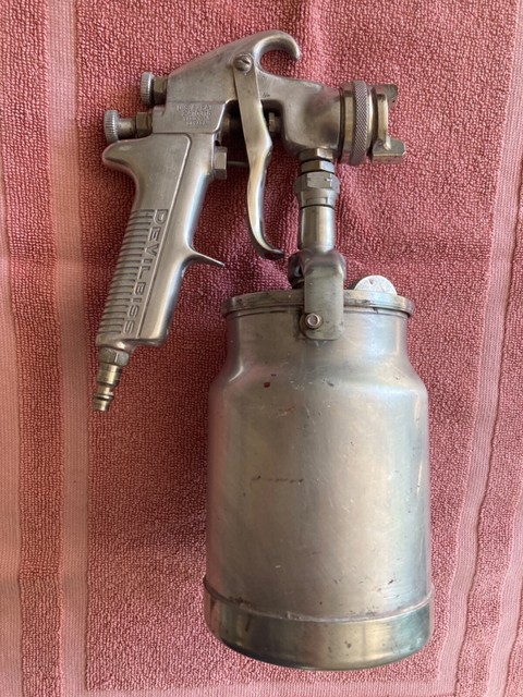 DeVilbiss Jga-502 JGA502 JGA 502 Siphon Spray Paint Gun and 30 Cap TGC ...