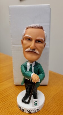 RON MASON Michigan State 1986 NCAA Champion "Winningest Coach" Bobble ...