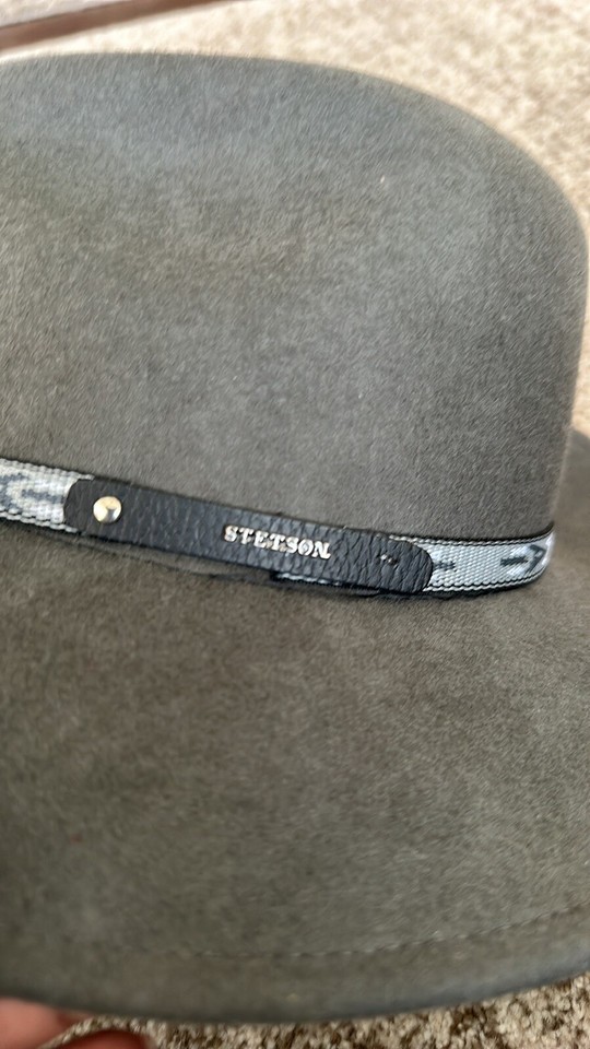 Stetson Men's Granger Crushable Wool Leather Hatband Western Cowboy Hat ...