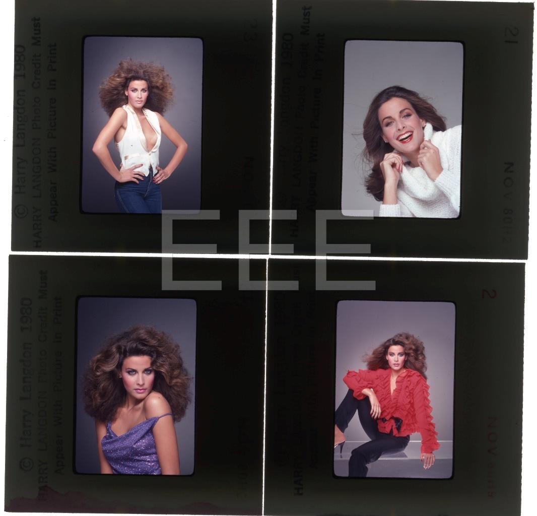 4 Marla Heasley A-Team TV Actress Harry Langdon Transparency w/rights ...