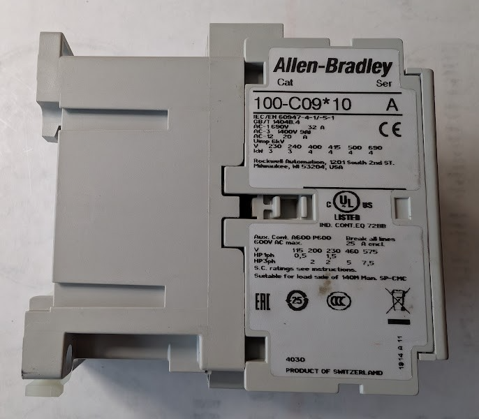Allen Bradley 100-C09*10 Ser. A Contactor. 100-C09D10 | eBay