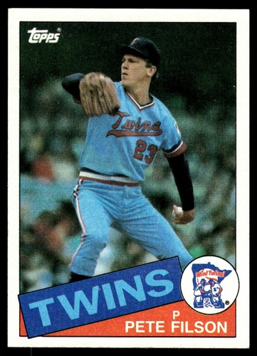1985 Topps Pete Filson Minnesota Twins #97 18722 | eBay