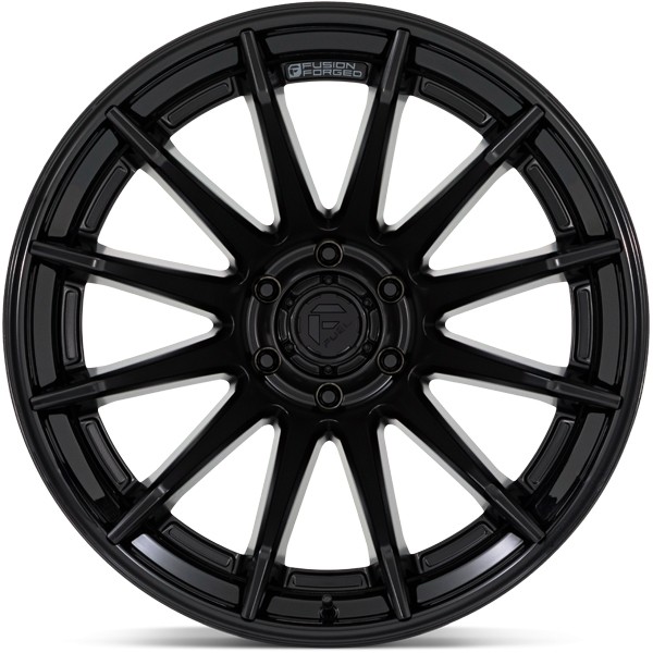 Fuel Fusion Forged FC403 Burn 22x10 5x5" -18mm Double Black Wheel Rim ...