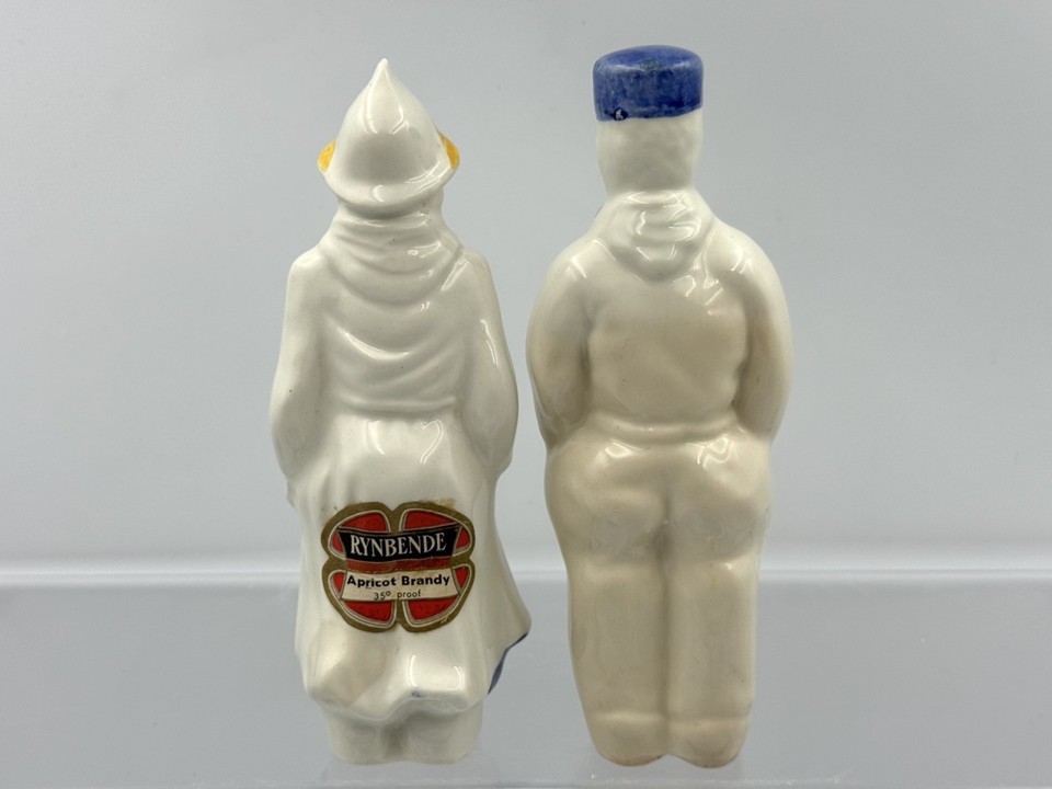 Rynbende Cherry Brandy Dutch Man & Woman Ceramic Decanters 1960's | eBay UK