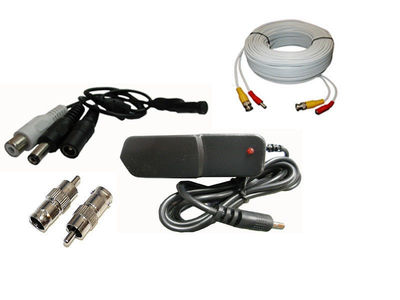 Complete Microphone Kit for CCTV Security System, 50ft | eBay