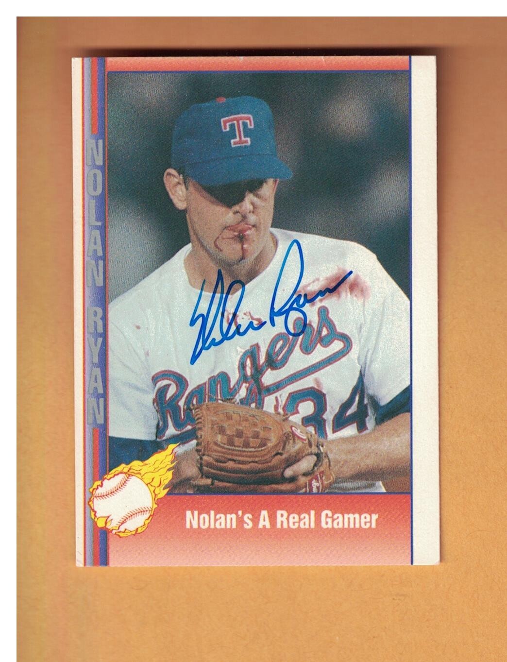 NOLAN RYAN AUTOGRAPHED 1991 PACIFIC NOLAN RYAN TEXAS EXPRESS #92 SIGNED ...