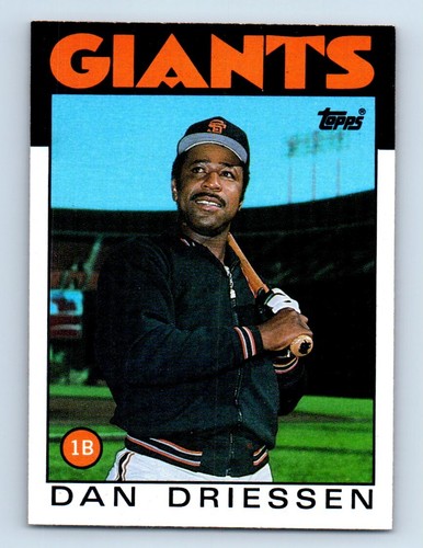 1986 Topps Dan Driessen San Francisco Giants #65 | eBay