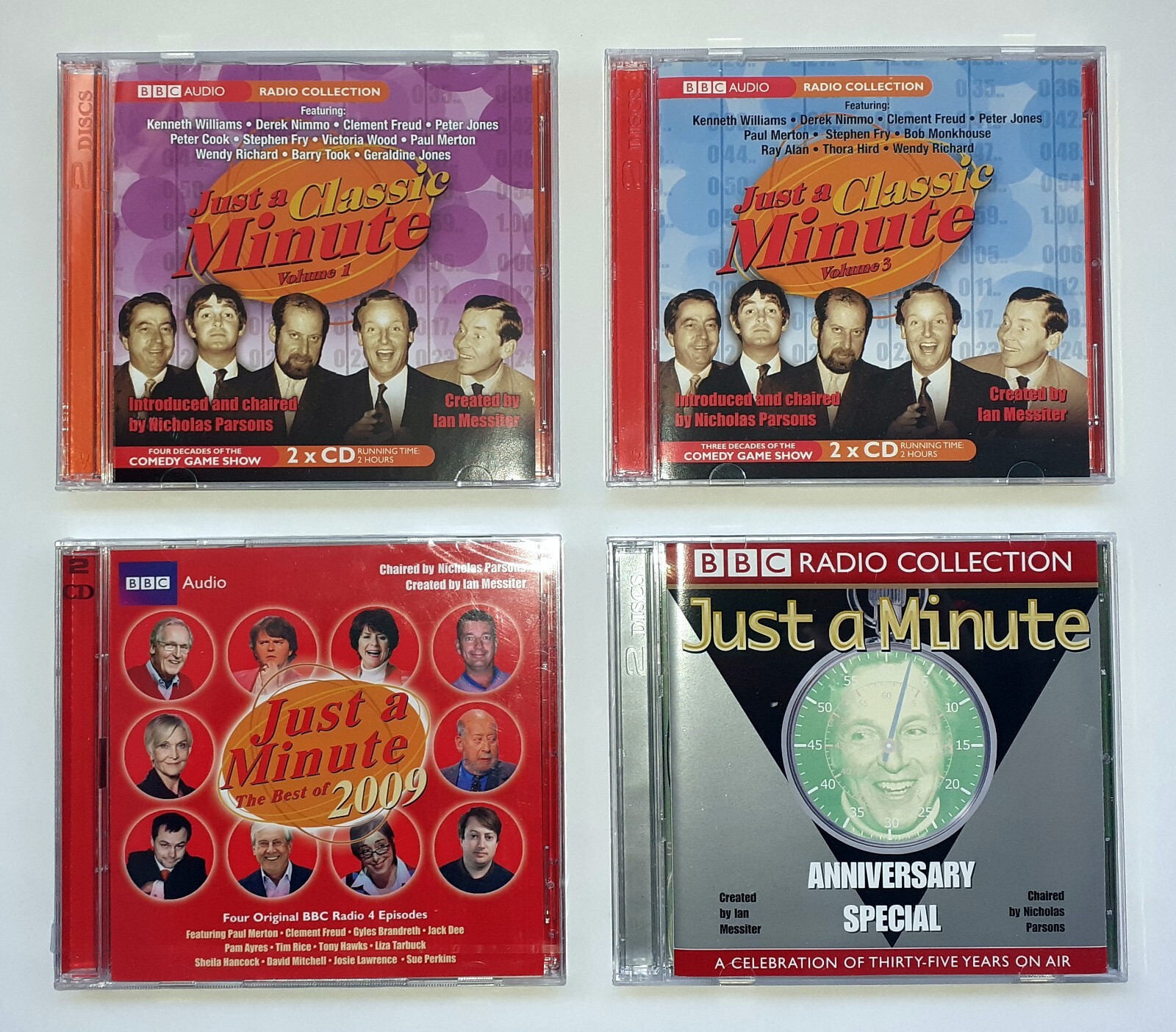 4 JUST A MINUTE CD Audio Books - Classic Vols 1 & 3, Anniversary & Best ...