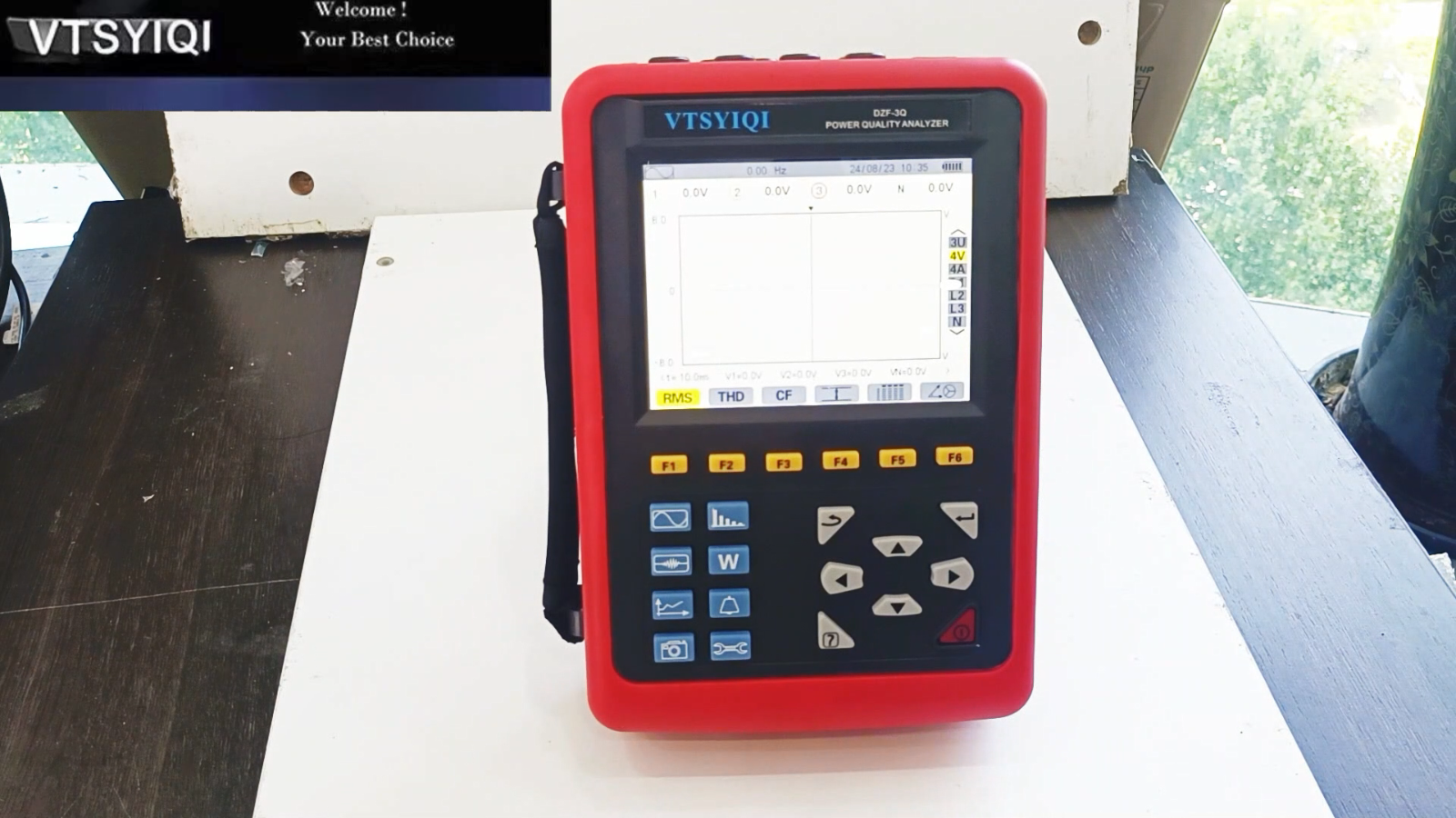 Three Phase Power Measurement Logger Power Quality Analyzers 5.6 Inch ...