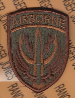 Special Operations Command Central Airborne SOCCENT OD Green Brown ...