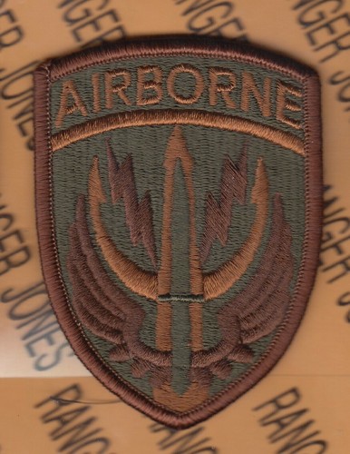 Special Operations Command Central Airborne SOCCENT OD Green Brown ...